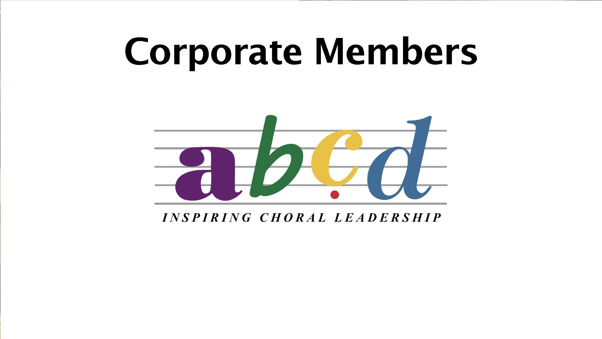 Our Business Members – Association of British Choral Directors
